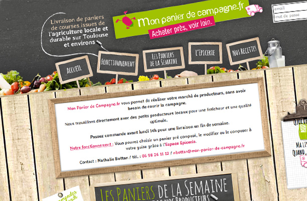 Mon panier de campagne... à domicile - Toulouse